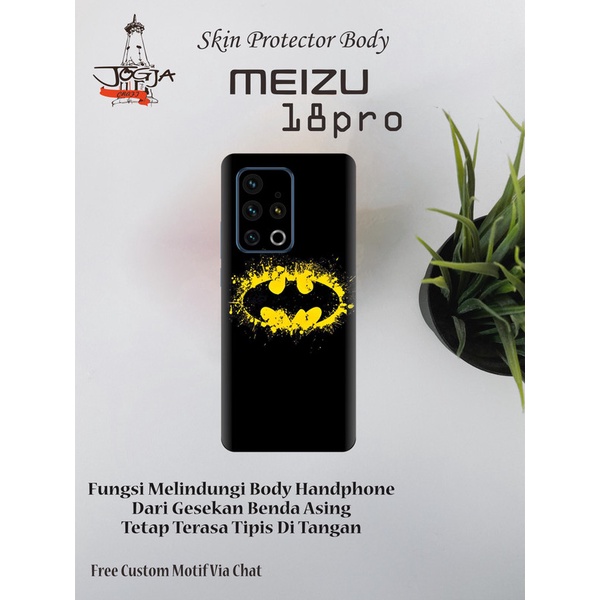 Jual Dapat 2pcs Garskin HP Meizu 18 PRO Motif batman - Free Custom Motif | Shopee Indonesia