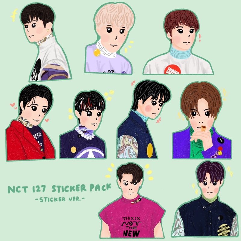 Jual NCT 127 -Sticker Ver.- Sticker Pack | Shopee Indonesia