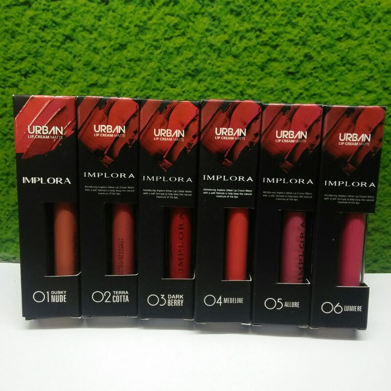 Jual LIPCREAM IMPLORA URBAN MATTE | Shopee Indonesia