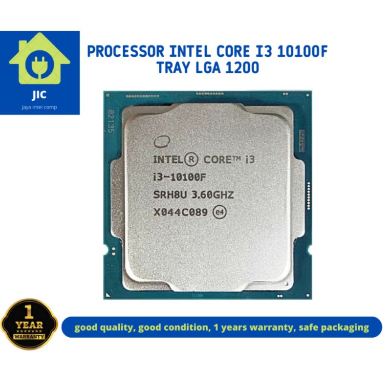 Jual PROCESSOR INTEL CORE I3 10100F TRAY LGA 1200 | Shopee Indonesia