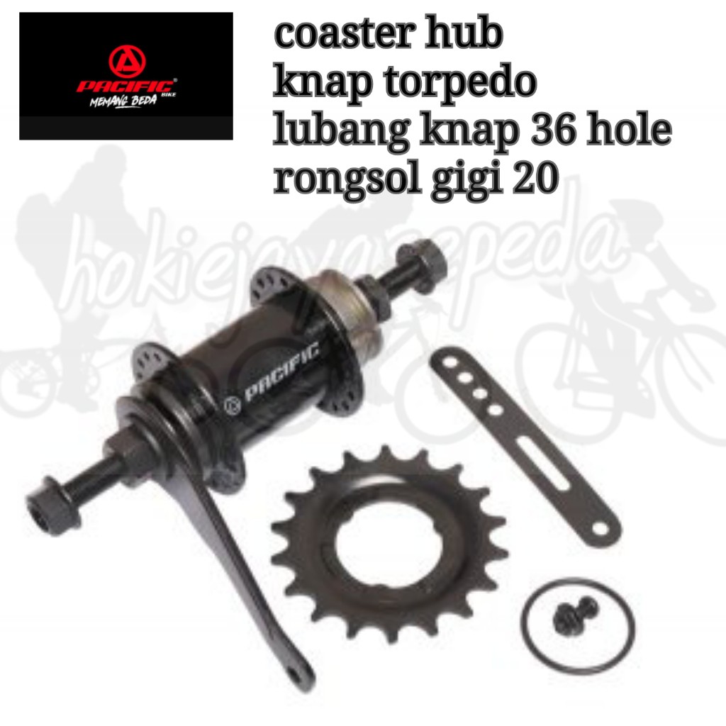 Jual HUB / KNAP REM TORPEDO UNTUK SEPEDA BMX lubang 36 HOLE X 14G(jari2 ...