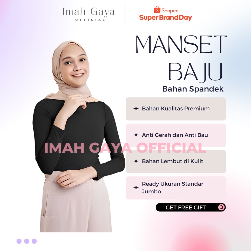 Jual MANSET BAJU INER DALEMAN BAHAN LICIN SPANDEK JERSEY PREMIUM UKURAN ...