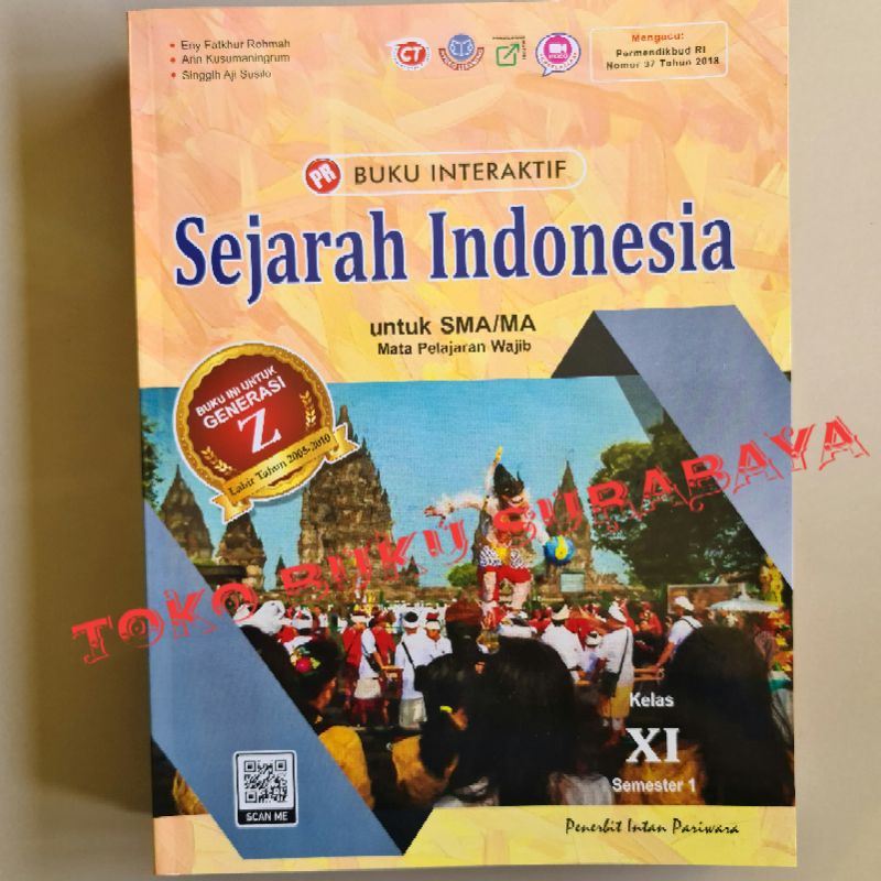 Jual Buku lks pr interaktif sejarah indonesia kelas XI, 11 semester 1 intan pariwara tahun 2022 ...