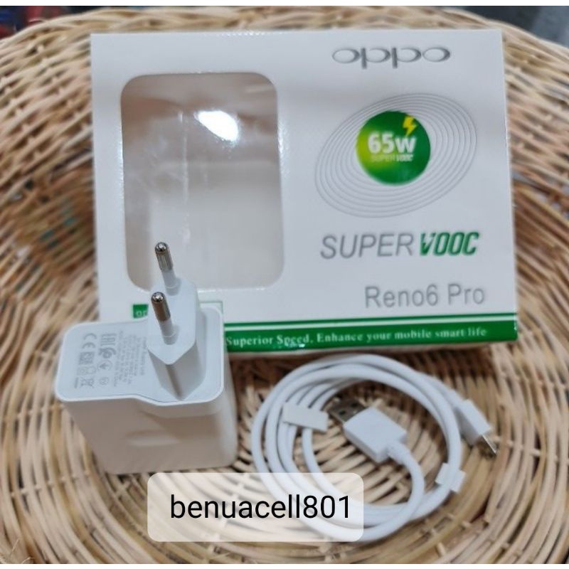 Jual Charger cas casan HP OPPO SUPER VOOC RENO 6 PRO Micro USB dan Type ...