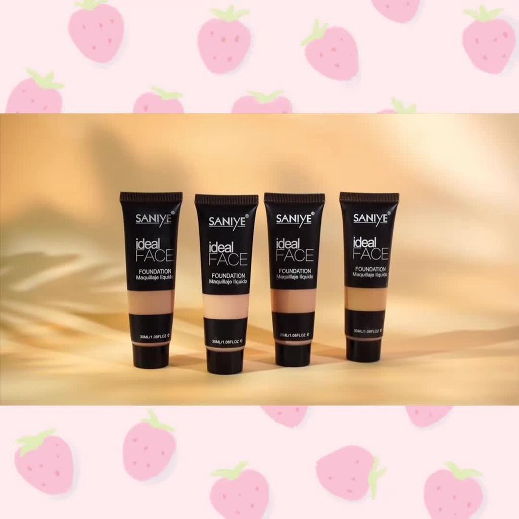 Jual SANIYE 【BPOM】 Foundation Cair Matte Poreless Liquid Foundation ...