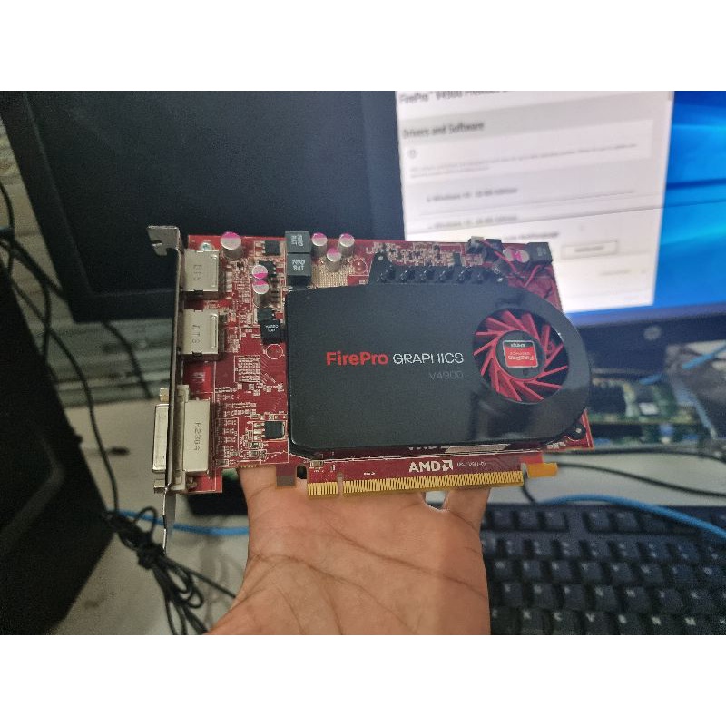 Jual VGA CARD Pcie AMD Ati FIREPRO V4900 1GB GDDR5 128Bit Gaming Design ...