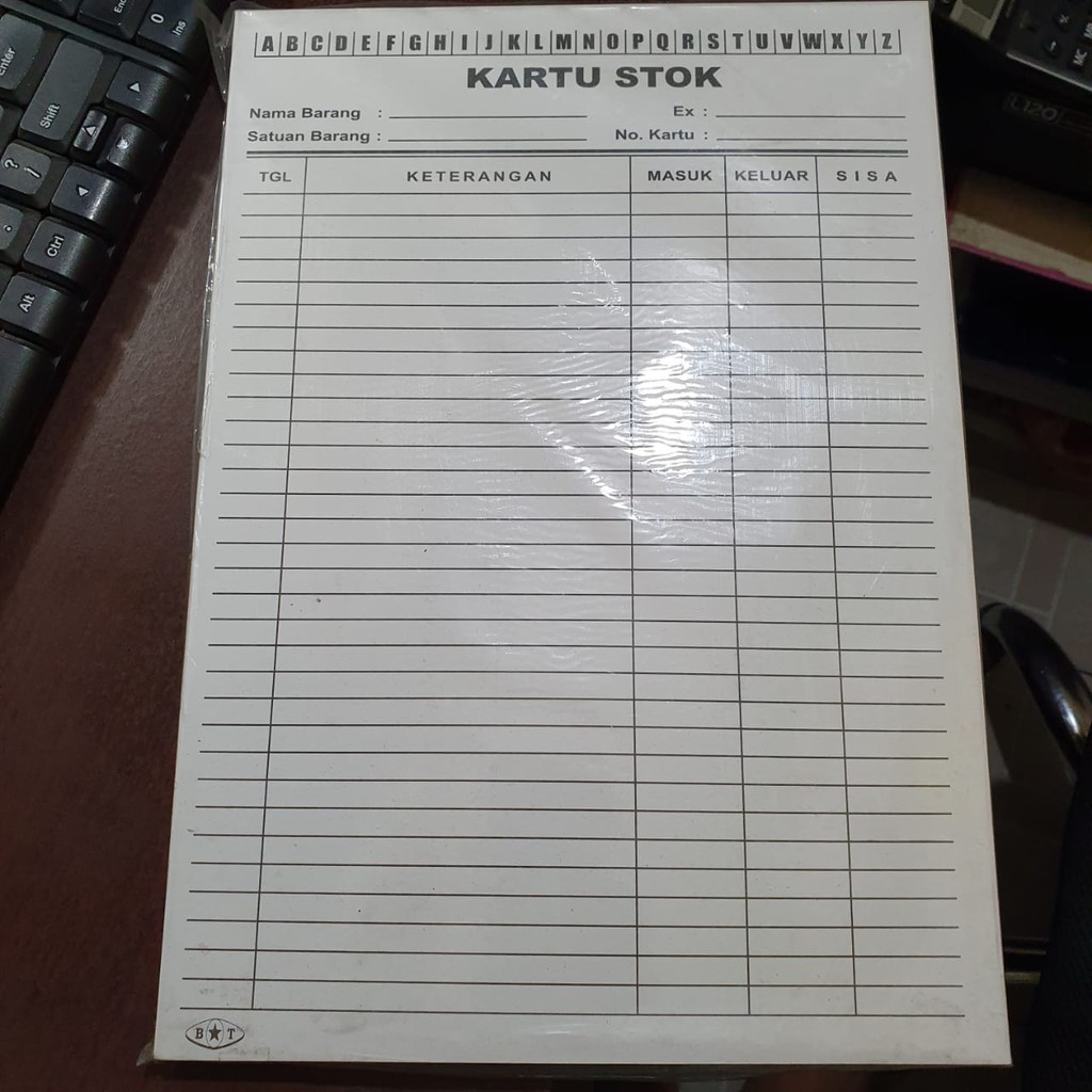 Jual KARTU STOCK A4 ISI 100 LEMBAR | Shopee Indonesia