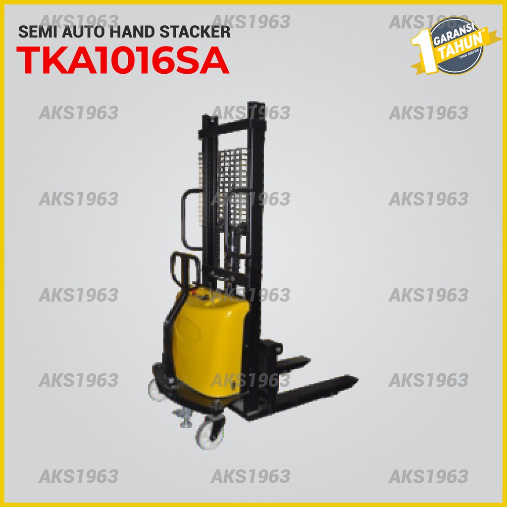 Jual Alat Angkat Barang Semi Automatic Hydraulic Stacker 1 ton 1.6 m 1. ...