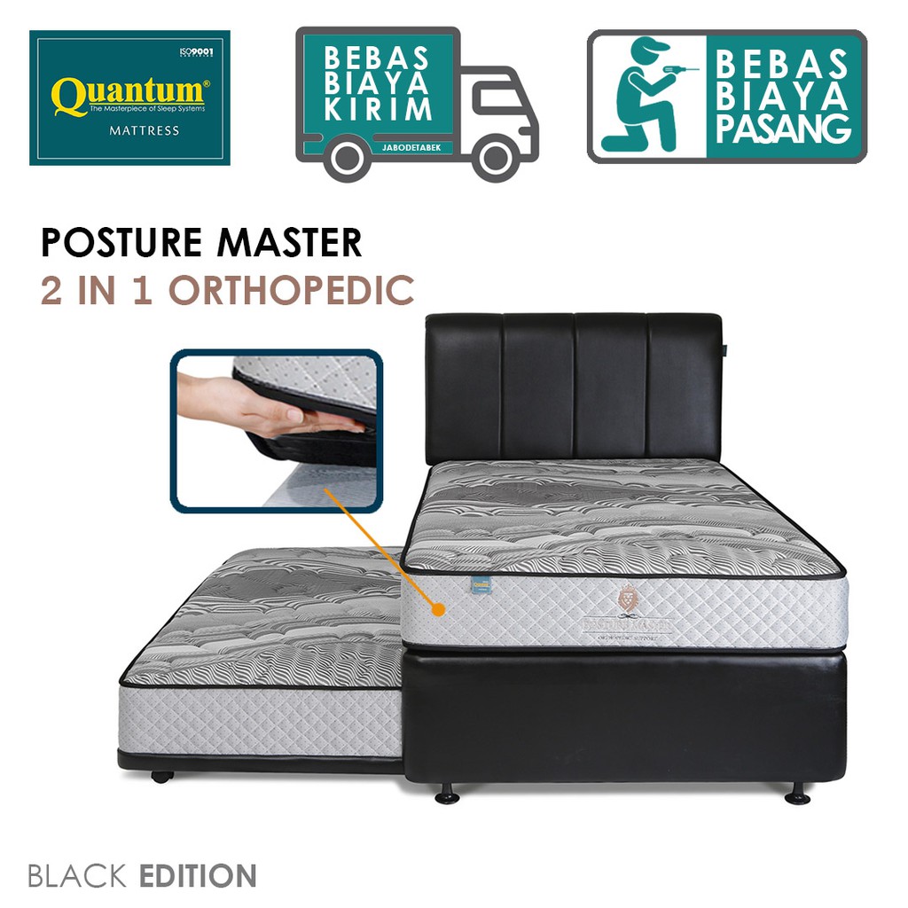 Jual Quantum Posture Master 2 in 1 - Kasur Orthopedic 2in1 Spring Bed | Shopee Indonesia