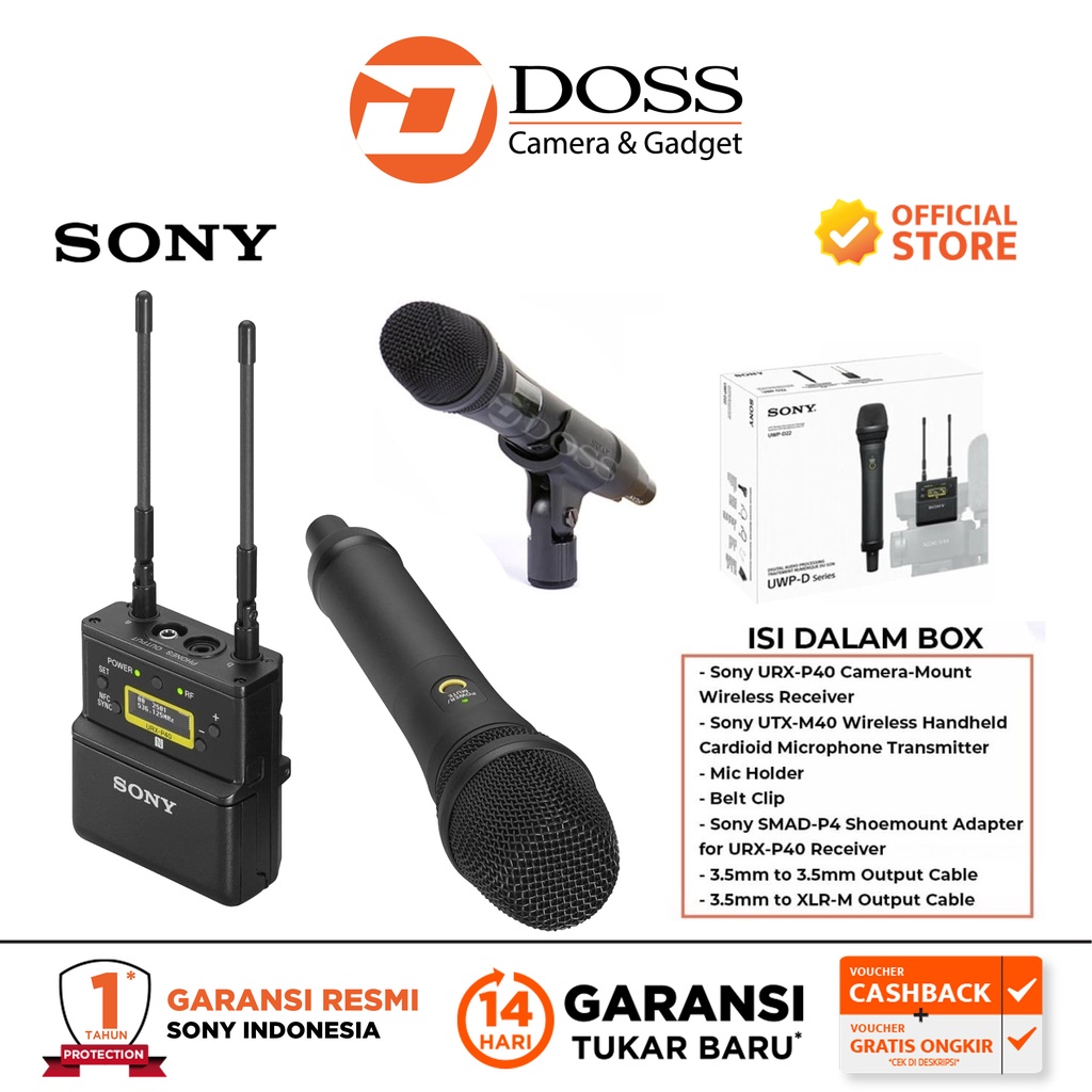 Jual Sony Wireless Microphone UWP-D22 / Sony Wireless UWP D22 / Sony Mic | Shopee Indonesia