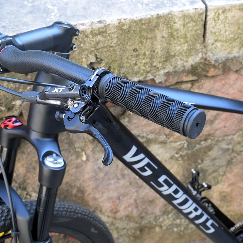 Jual Hand Grip Sepeda Handle Grip Hitam Sepeda Lipat Fixie MTB BMX ...