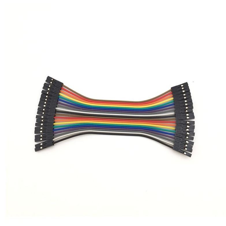 Jual 20Pcs DuPont Jumper Cable for Bread board Arduino 10cm Female to ...