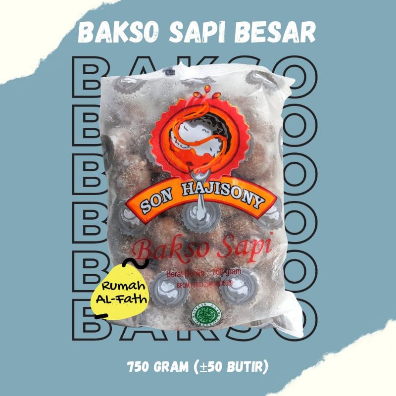 Jual Bakso Sapi Besar Super 750gr by Bakso Son H. Sony Lampung Best ...