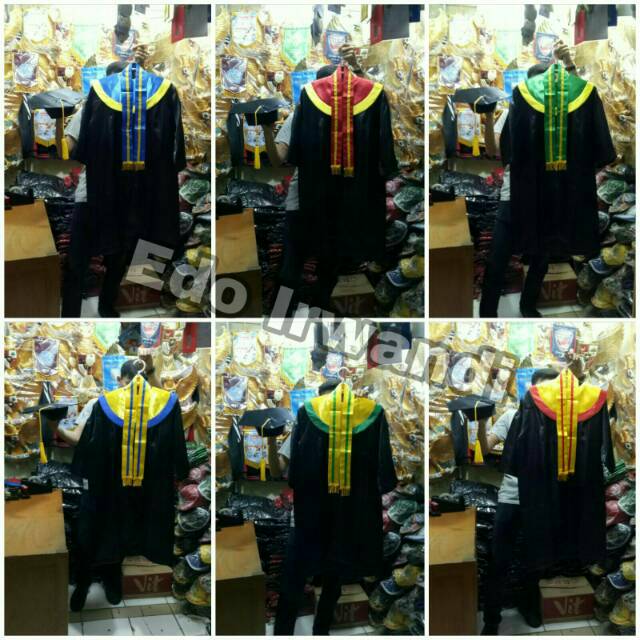 Jual Toga Wisuda Costume Sesuai Warna Yang Minta / Toga Wisuda ...
