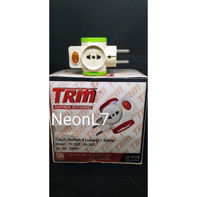 Jual TRM STEKER T 4 LUBANG TUSUK DENGAN SAKLAR DAN TANPA SAKLAR ...