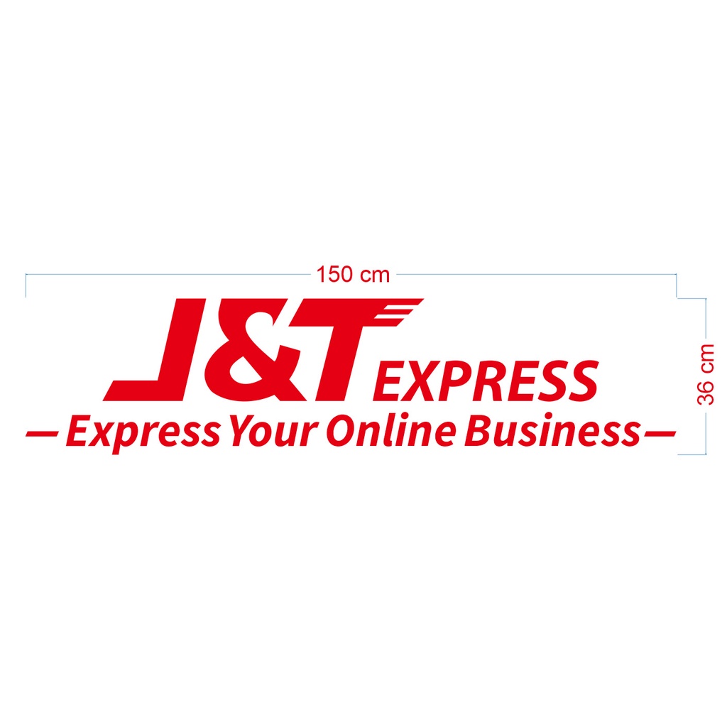 Jual Stiker JNT Panjang 1,5 meter | Shopee Indonesia