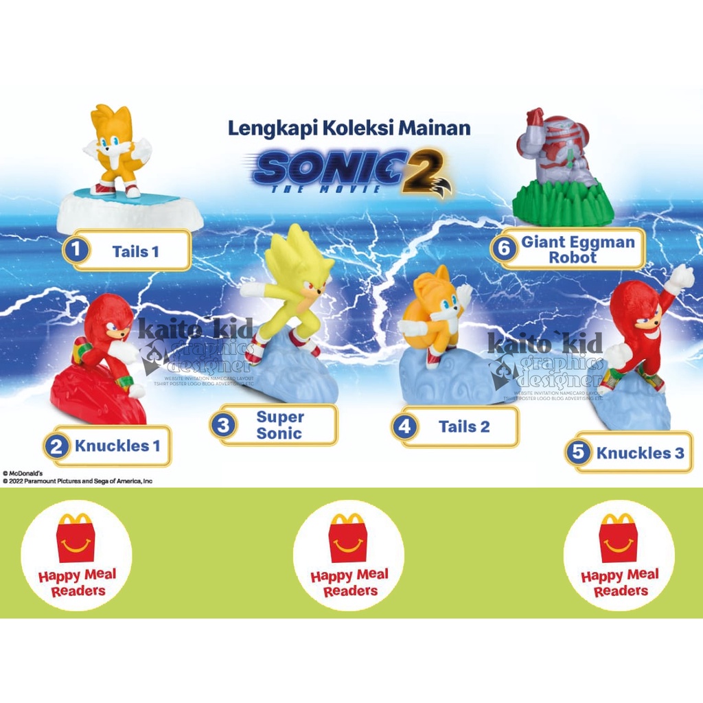 Jual Mainan SONIC 2 HEDGEHOG dari Happy Meal McD | Shopee Indonesia