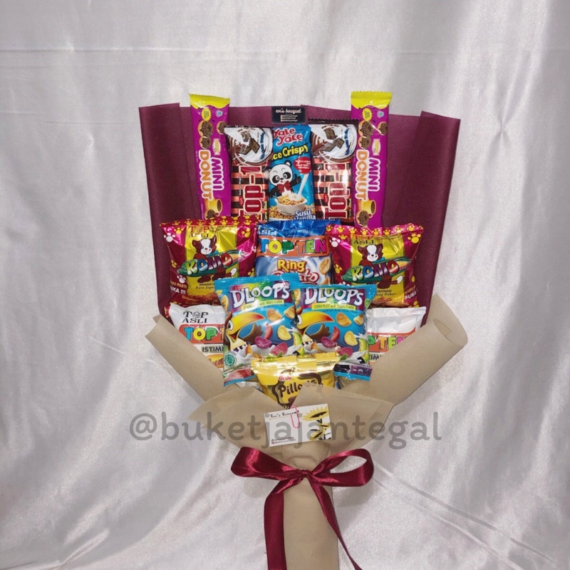Jual Bouquet Jajan / Buket Jajan / Bucket Jajan / Kado Wisuda / Kado ...