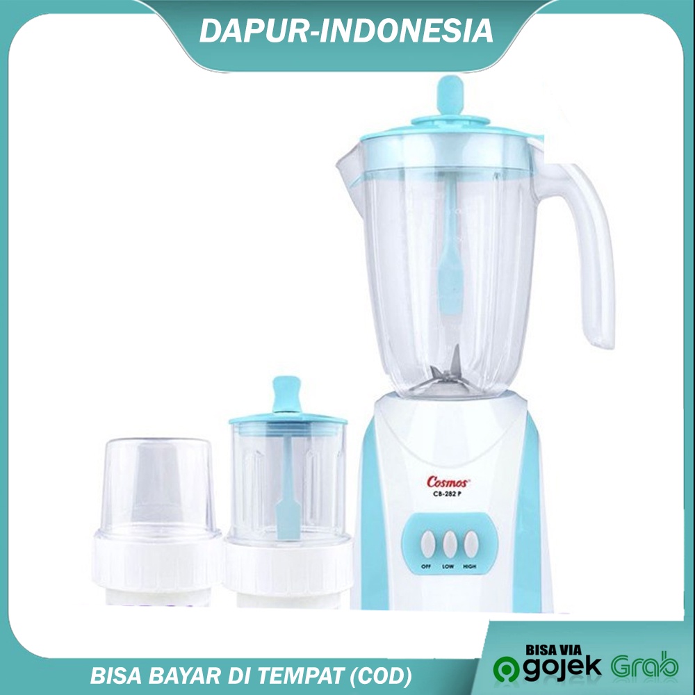 Jual Cosmos CB 282 Blender Plastik 2L 3in1 CB 282 P Kapasitas 2 Liter ...