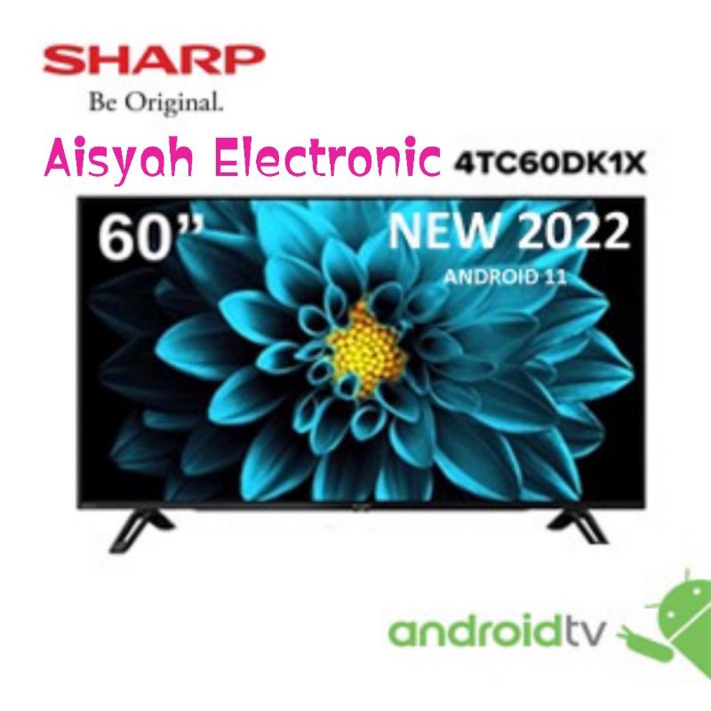Jual PROMO ANDROID TV SHARP 60 INCH UHD 4K NEW SERIES 4T-C60DK1X ...