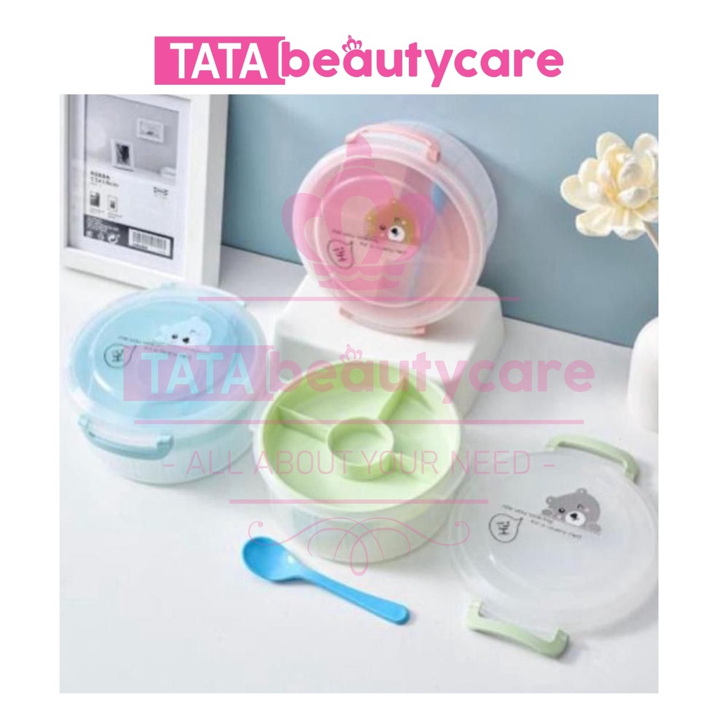 Jual [500gr] T697 | LUNCH BOX BULAT KARAKTER BEAR / TEMPAT MAKANAN ...