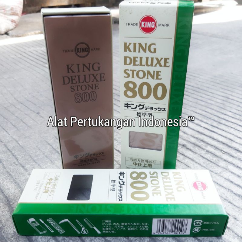 Jual KING BATU ASAH ASAHAN PENGASAH PISAU HALUS GRIT 800 SHARPENING ...