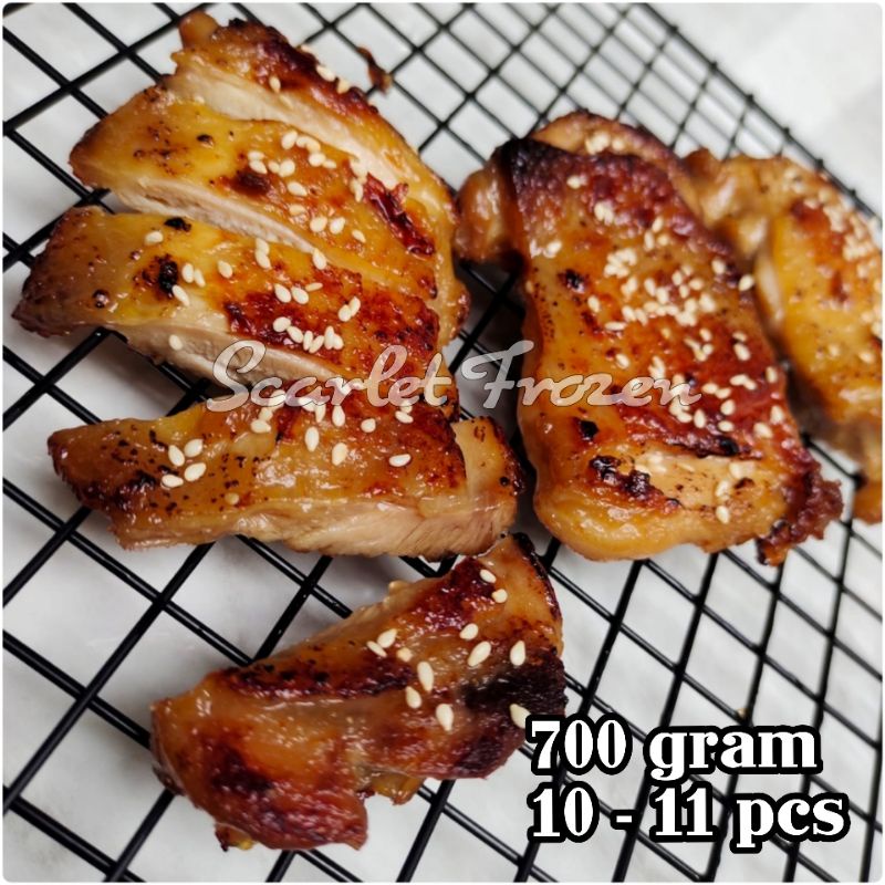 Jual Pemium Tori Grill Chicken Teriyaki Chicken Steak 700 gram | Shopee ...