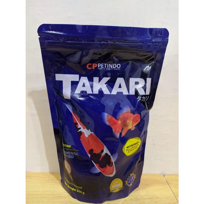 Jual PELET PAKAN TAKARI MIX FISH FOOD IKAN HIAS 2 MM 250 GRAM FLOATING ...