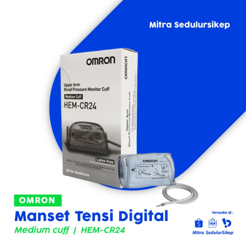 Jual Manset Tensi Digital Omron ukuran M l Manset Omron l Manset ...