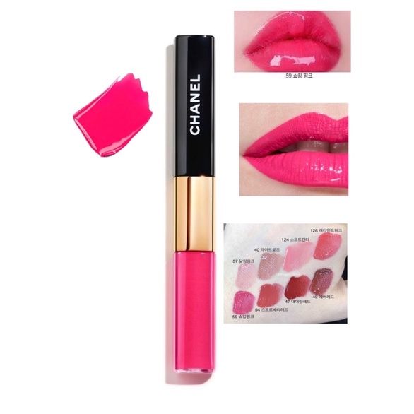 Jual ORIGINAL CHANE-L LE ROUGE DUO ULTRA TENUE GLOSS LIP DUO (Unbox ...