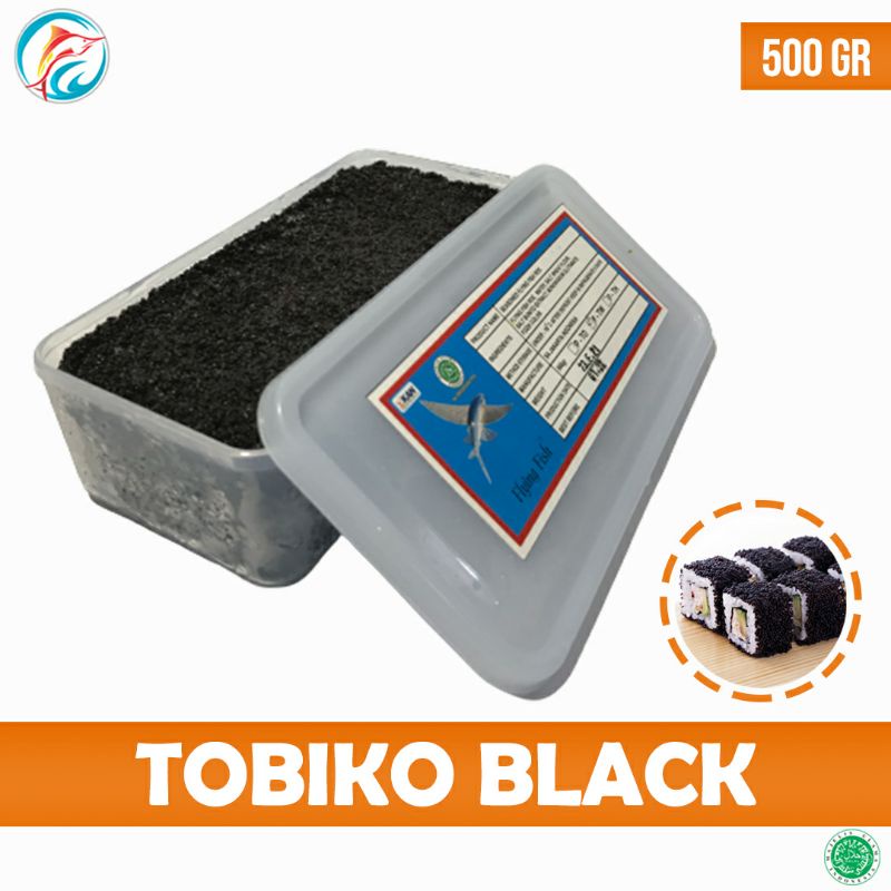 Jual Tobiko Black Caviar 500gr Flying Fish Roe | Shopee Indonesia