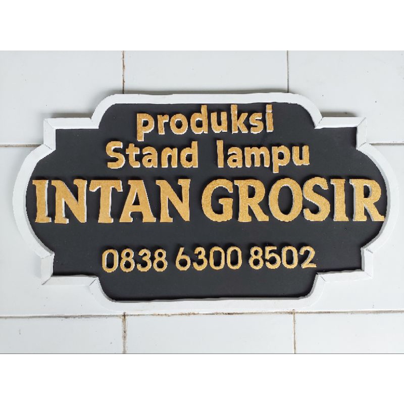 Jual papan nama spon karet awet dan tahan lama | Shopee Indonesia