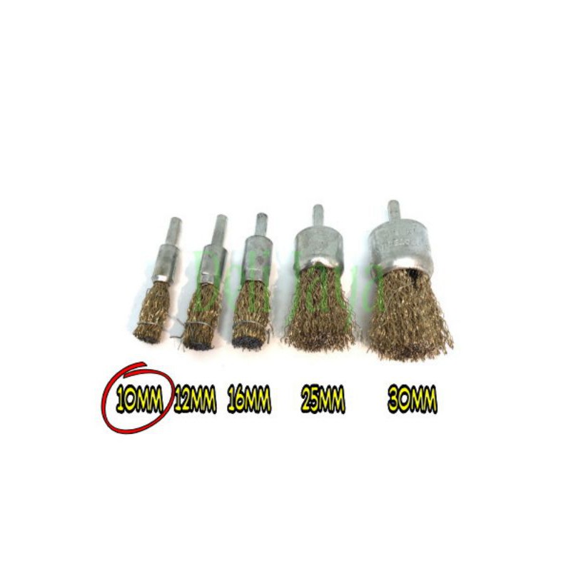 Jual Mata Bor Sikat Kawat Brush Kuningan 10mm | Shopee Indonesia