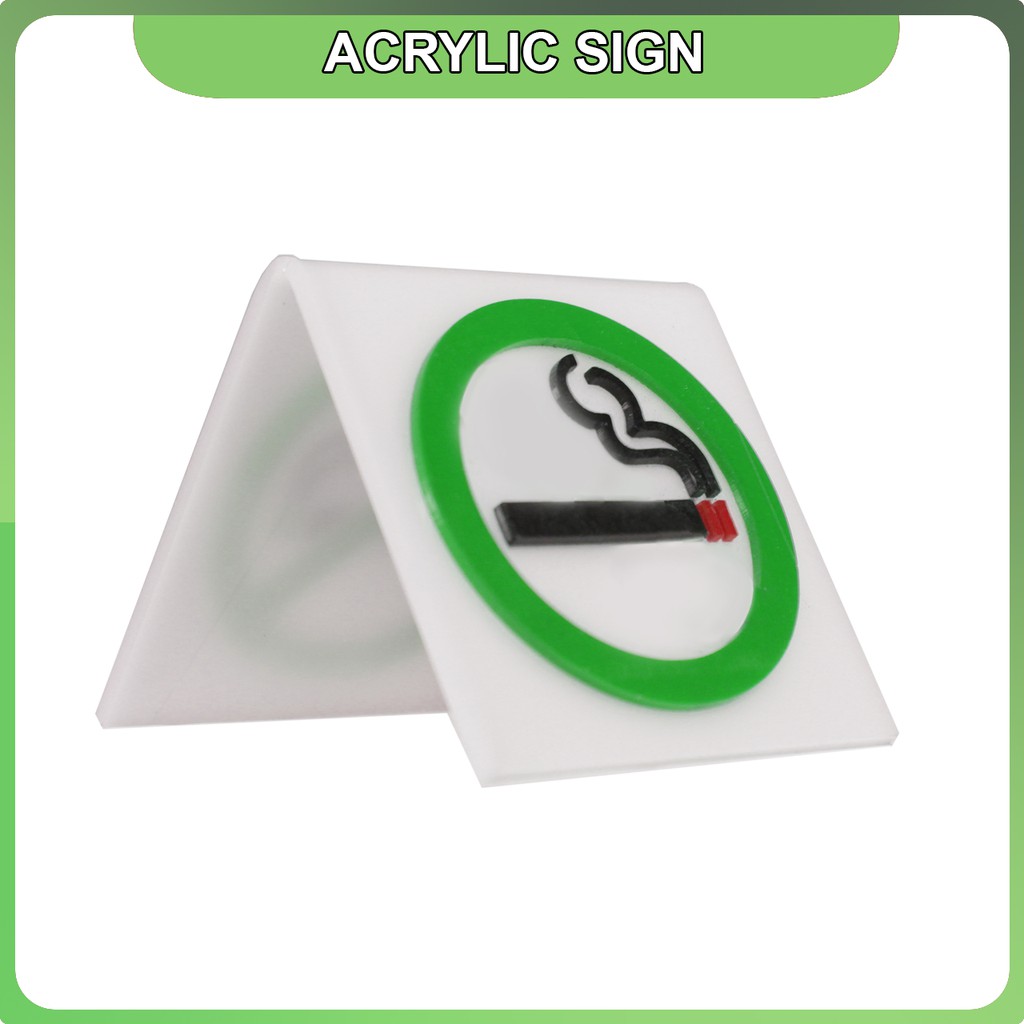 Jual Smoking Sign Area Tanda Silahkan Merokok Bahan Acrylic/Akrilik ...