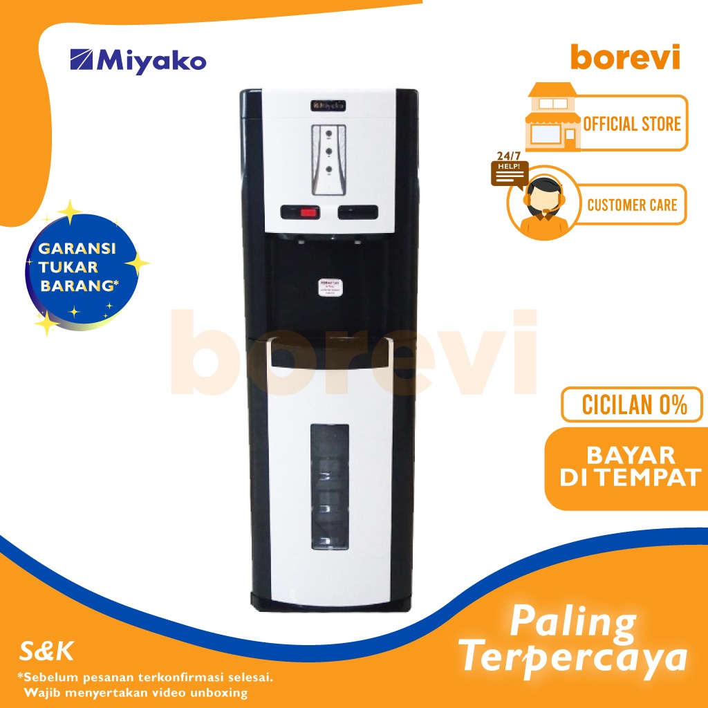 Jual DISPENSER AIR GALON BAWAH MIYAKO WDP300 - WDP 300 MIYAKO | Shopee ...