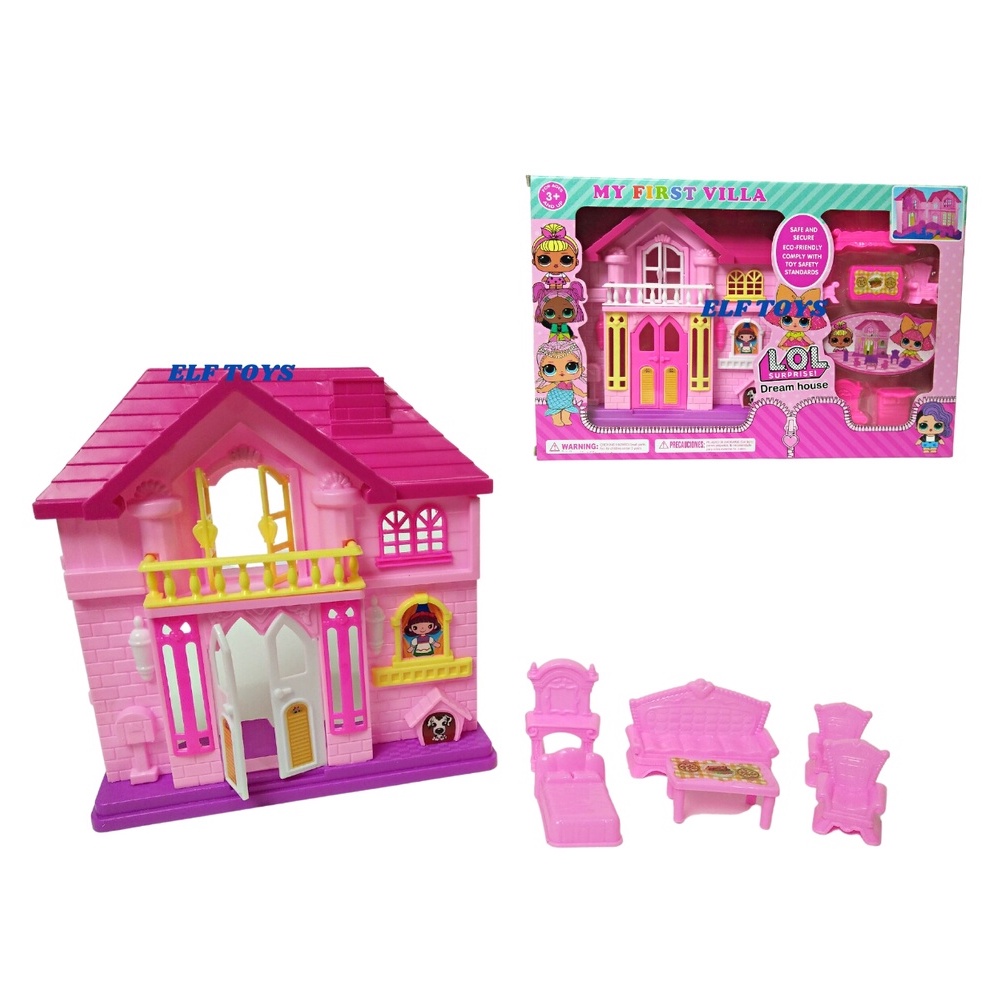 Jual Mainan Anak LOL Surprise Villa Rumah Rumahan/Mainan My First Villa ...