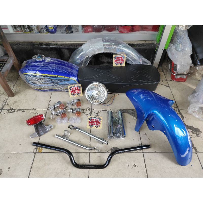Jual paket body cb komplit murah biru hitam merah sesuai req | Shopee ...
