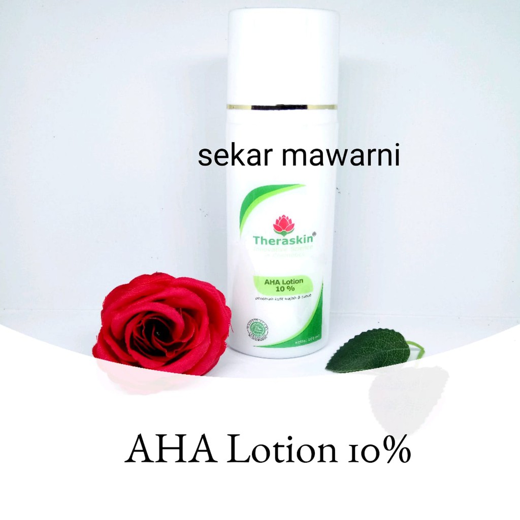 Jual Theraskin AHA Lotion 10% (Handbody malam ) | Shopee Indonesia