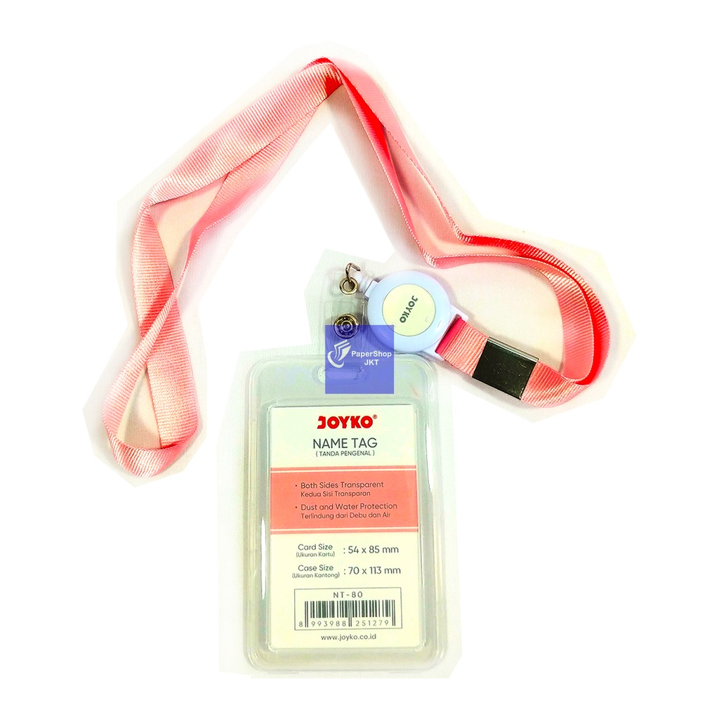 Jual JOYKO - Name Tag Warna NT-78 - 79 - 80 - Lanyard - Pcs | Shopee ...