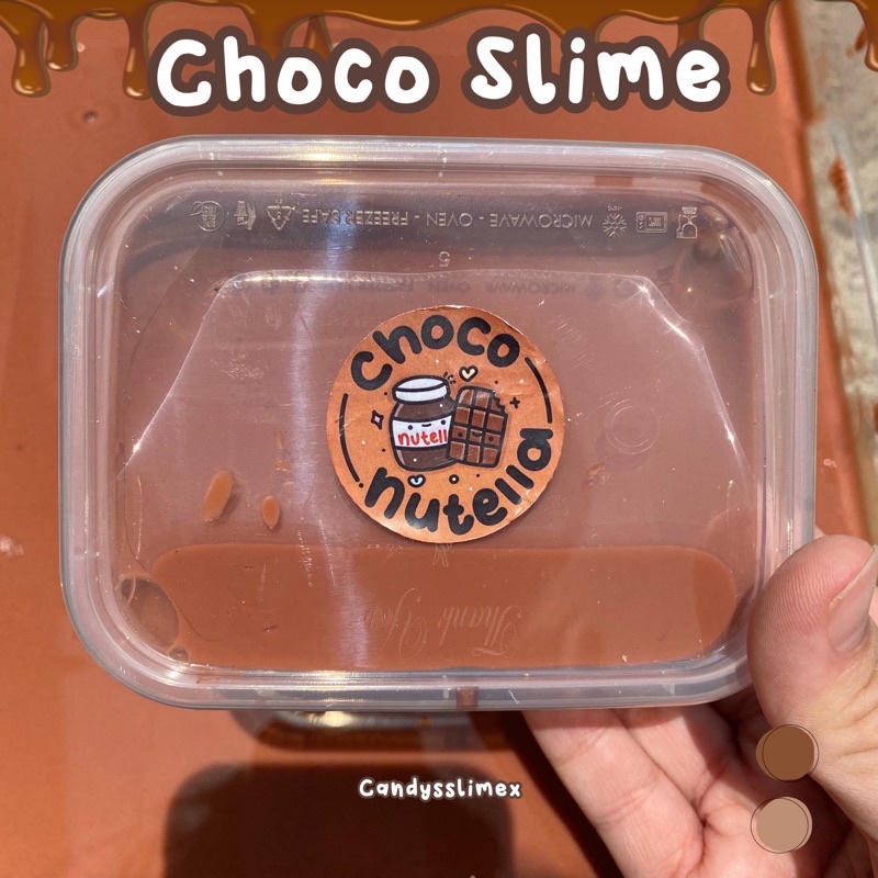 Jual CHOCO NUTELLA SLIME COKLAT SLIME SLIME COKLAT SILVERQUEEN 1KG MILO ...