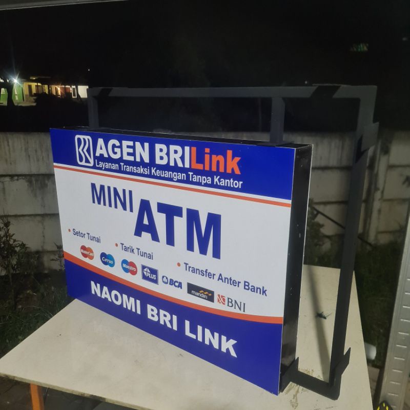 Jual Neon box acrylic uk 70 x 50cm | Shopee Indonesia