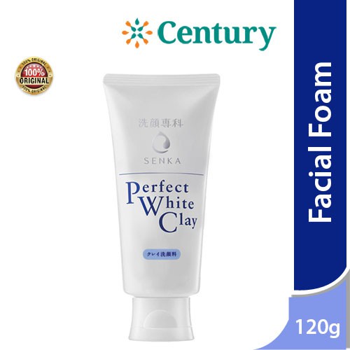Jual Senka Perfect White Clay Facial Foam 120G | Shopee Indonesia