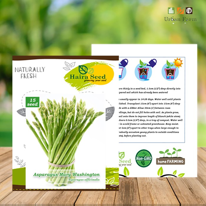 Jual Benih-Bibit Asparagus Mary Washington (Haira Seed) | Shopee Indonesia