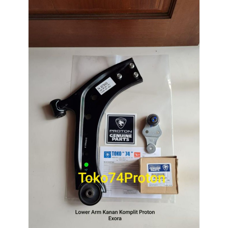 Jual Lower Arm Sayap Bawah Kanan Komplit Proton Exora Original | Shopee ...