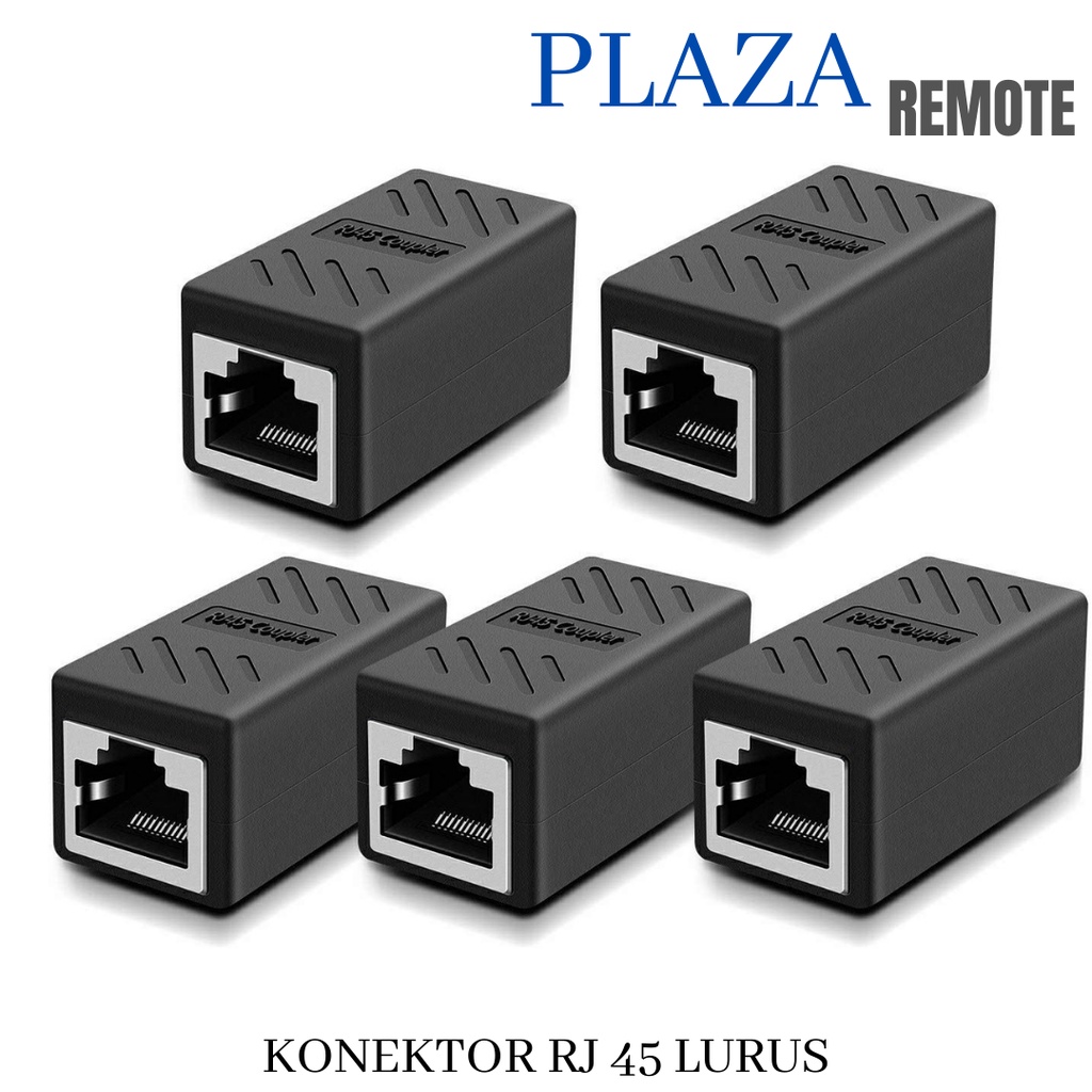 Jual BARREL RJ45 SAMBUNGAN LAN EXTENSION KONEKTOR ADAPTER COUPLER CAT 5 ...