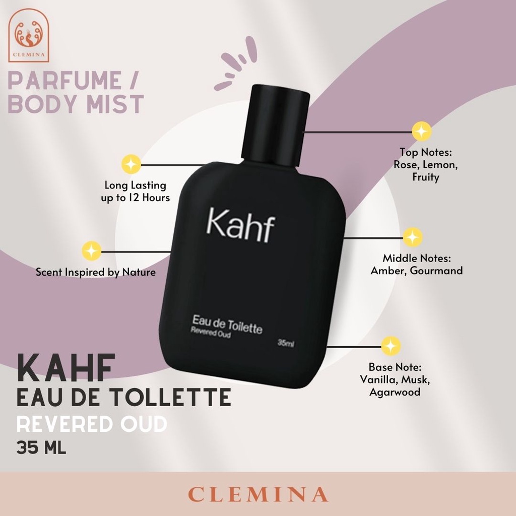 Jual Kahf Parfum Pria Revered Oud Eau de Toilette 35 ml Minyak Wangi ...
