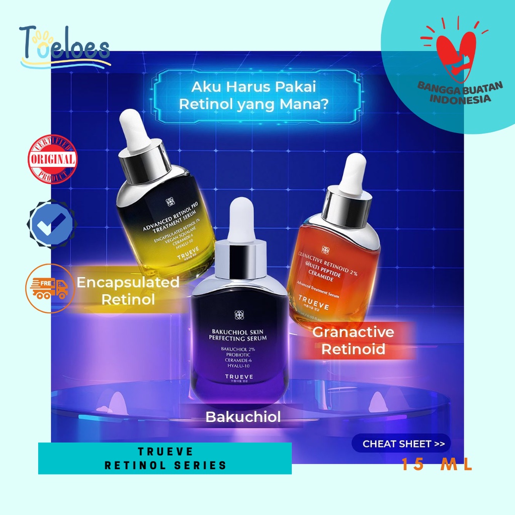 Jual TRUEVE ENCAPSULATED RETINOL GRANACTIVE RETINOID BAKUCHIOL ...