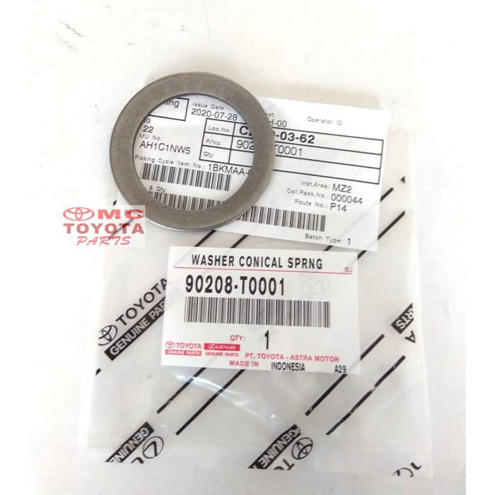Jual Ring Washer Conical Spring Roda Belakang Fortuner Hilux 90208 ...