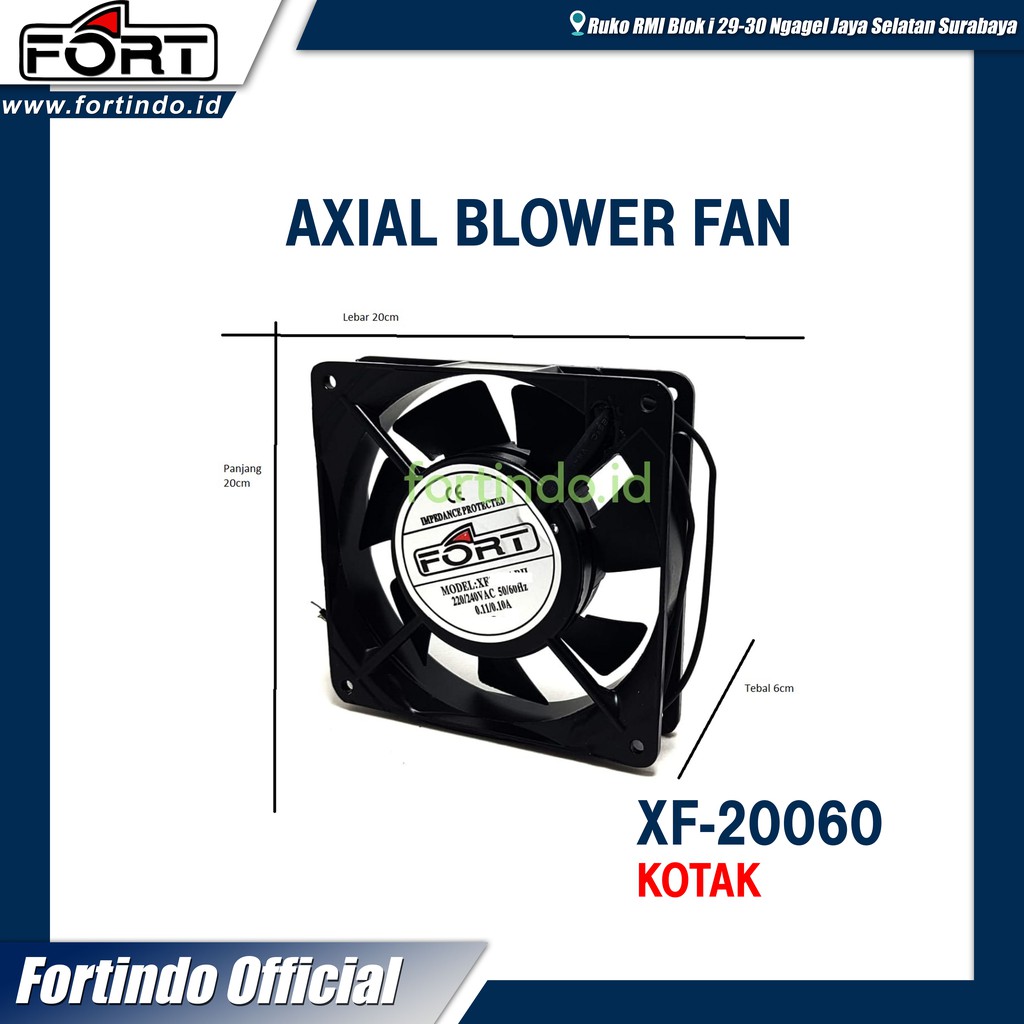Jual Fan XF20060 BLOWER 220-240VAC KOTAK BALL BEARINGS EXHOUST FAN MERK ...
