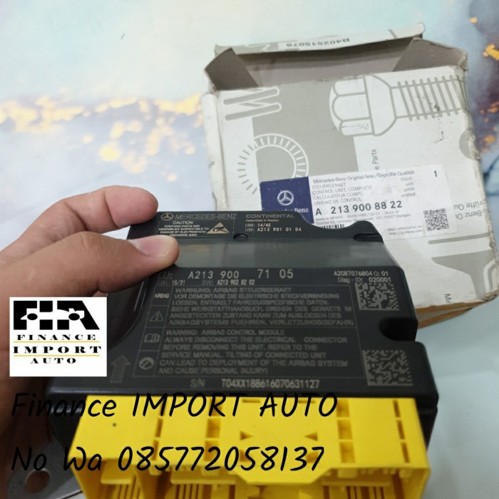 Jual Modul airbag mercedes benz W213 E250 E400 modul SRS mercedes ...